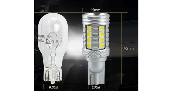 26 LED Led Spuldze T15 W16W Atpakaļgaitas Lukturiem 12 Voltu Spriegums