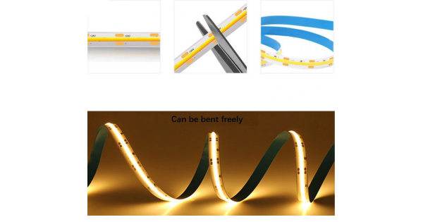 5mm Led Lenta COB Silti Balta 3000K 12V IP20 10.0W/m (940lm)